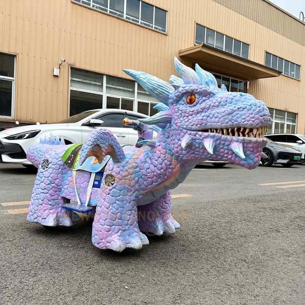 Quality Jurassic Park Electric Ride On Dinosaur 350W 100kg Load Lifelike Animatronic for sale