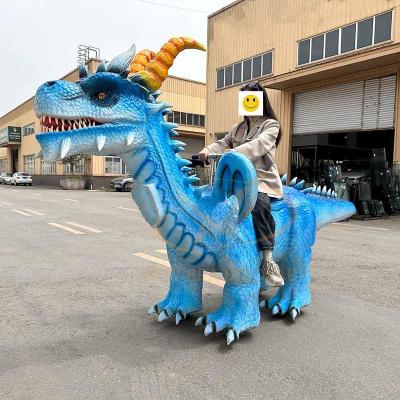 Cina Centro commerciale Animatronic Electric Dinosaur Scooter Ride on Dinosaur per bambini in vendita