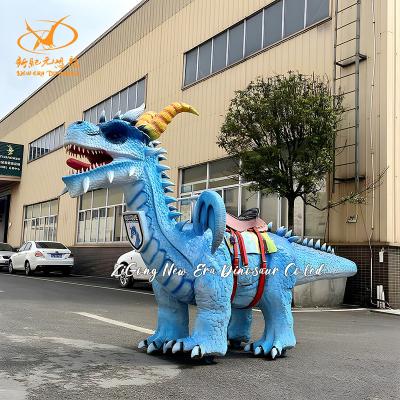 Cina Colore personalizzato Grande giro elettrico su dinosauro Animatronic dinosauro giro per parchi a tema in vendita