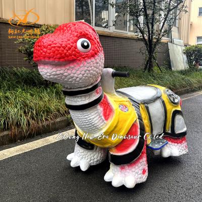 Cina Bambini di colore rosso Jurassic Park cavalcare su un dinosauro 100 kg carico elettrico dinosauro camminante in vendita