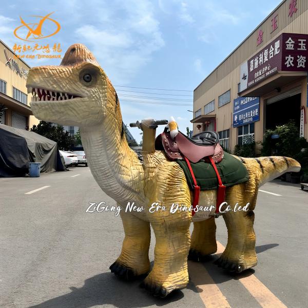 Quality Large Size Interactive Animatronic Dinosaur Ride For Amusement Parks 150kg for sale
