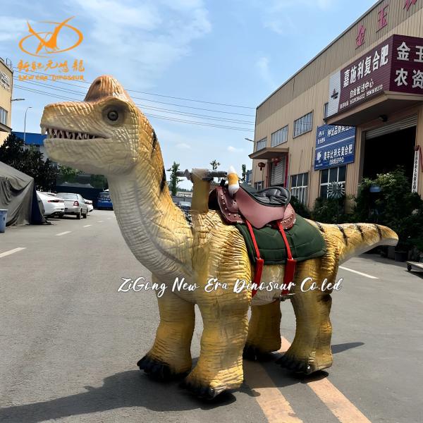 Quality Large Size Interactive Animatronic Dinosaur Ride For Amusement Parks 150kg for sale