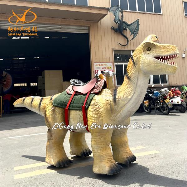 Quality Large Size Interactive Animatronic Dinosaur Ride For Amusement Parks 150kg for sale