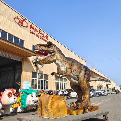 Cina Modello di dinosauro T-Rex animatronico realistico con sensore a infrarossi in vendita