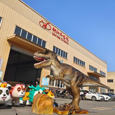 Cina Modello di dinosauro T-Rex animatronico realistico con sensore a infrarossi in vendita