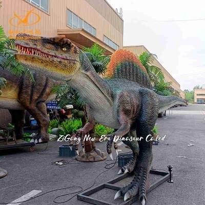 China Dino World Real Life Size Animatronic Spinosaurus Dinosaur Model For Theme Park for sale