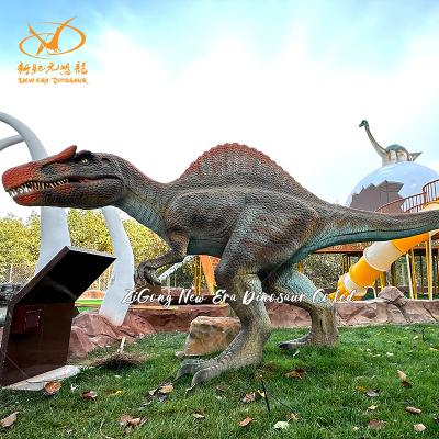 China Waterproof Dino World Animatronic Spinosaurus Dinosaur Elongated Neural Spine Structure for sale