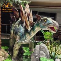 Quality Life Size Stegosaurus Dinosaur Model with Infrared Sensor Control for sale