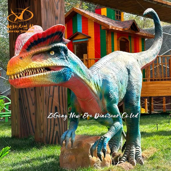 Quality Life Size Stegosaurus Dinosaur Model with Infrared Sensor Control for sale