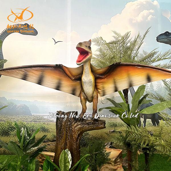 Quality CE Certified Simulated Animatronic Pterosauria Dinosaur Model For Amusement Park for sale