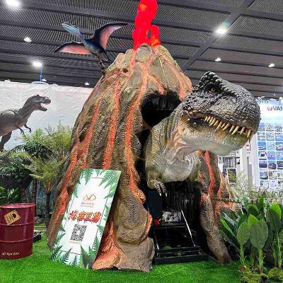 China Lifelike Robotic Animatronic Realistic Dinosaur Model For Amusement Park for sale