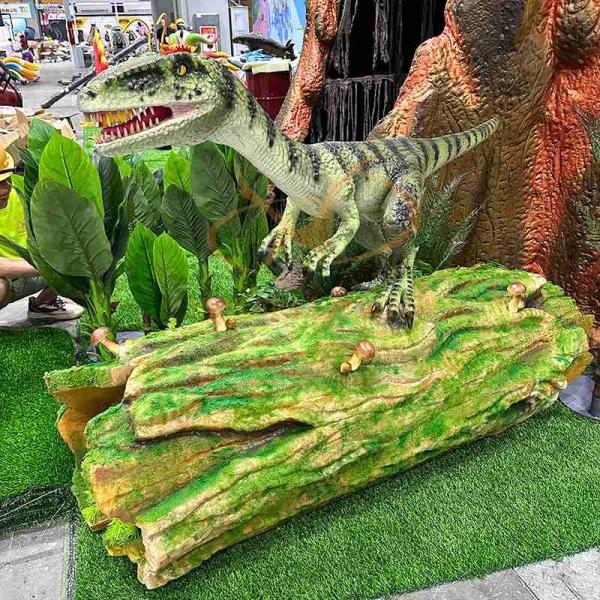 Quality Theme Park Realistic Dinosaur Animatronic Mechanical Model Weather Proof for sale