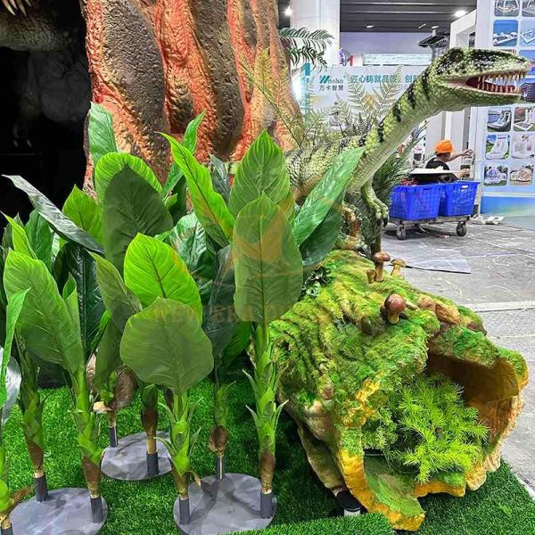 Quality Theme Park Realistic Dinosaur Animatronic Mechanical Model Weather Proof for sale