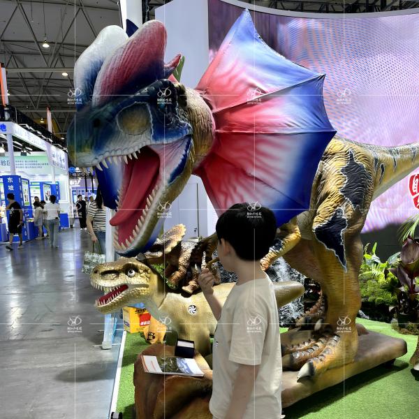 Quality Jurassic Park Life Sized Animatronic Dinosaur Model With Sounds And Movements for sale