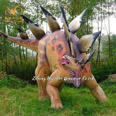 Cina Modello di dinosauro Stegosaurus gigante con sensore a infrarossi in vendita
