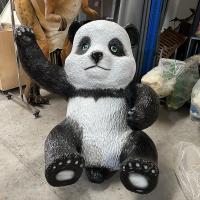 Quality Lifelike Animatronic Animal / Animatronic Panda Model For Theme Park for sale