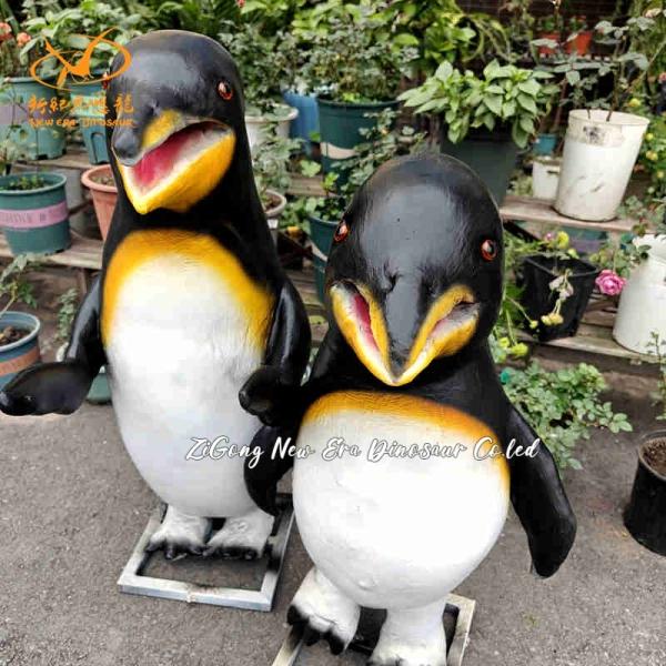 Quality Realistic Design Animatronic Animal Robot Animatronic Penguin For Children Entertainment Park for sale