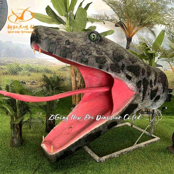 Quality Robot Weatherproof Design Animatronic Snake Model For Exhibition And Decoration for sale