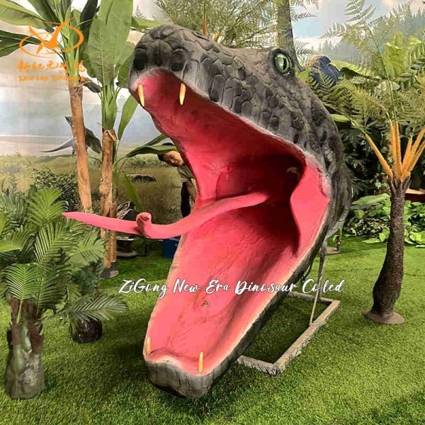 Quality Robot Weatherproof Design Animatronic Snake Model For Exhibition And Decoration for sale