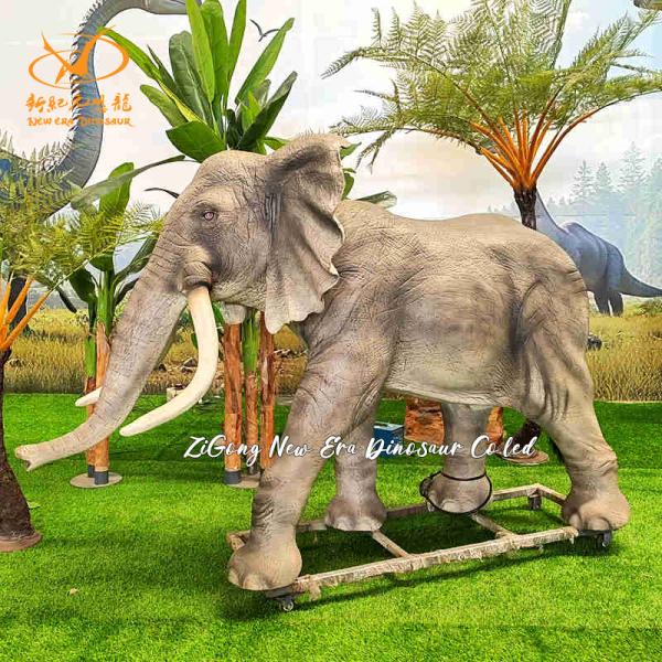 Quality Realistic Animal Simulations Animatronic Animals Elephants For Jurassic Park for sale