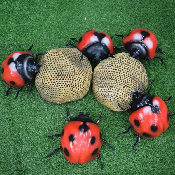 Quality Waterproof Animatronic Ladybug with Infrared Sensor for Parks for sale