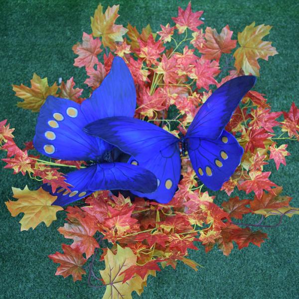 Quality Realistic Robot Life Size Butterfly Animatronic Infrared Sensor Control For Museum for sale