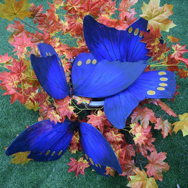 Quality Realistic Robot Life Size Butterfly Animatronic Infrared Sensor Control For for sale