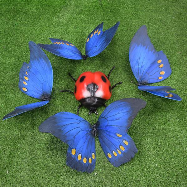 Quality Realistic Robot Life Size Butterfly Animatronic Infrared Sensor Control For for sale