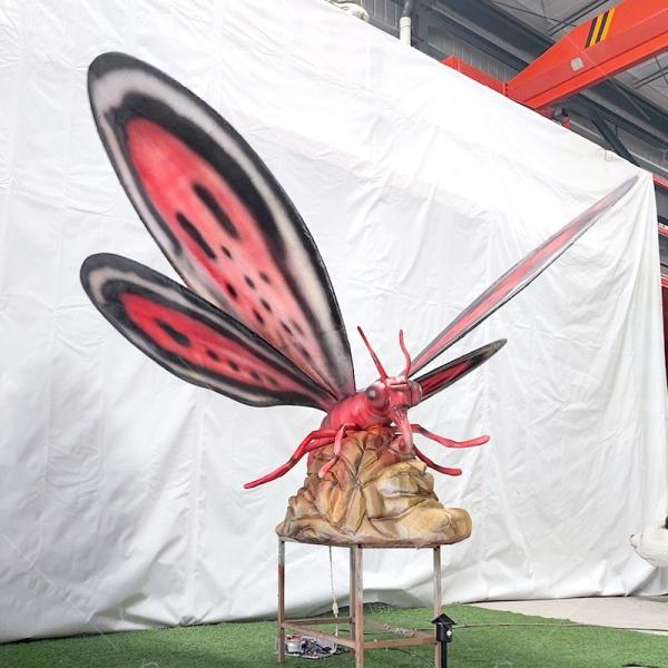 Quality Steel Frame Realistic Animatronic Insect Butterfly Simulation Model For Home for sale