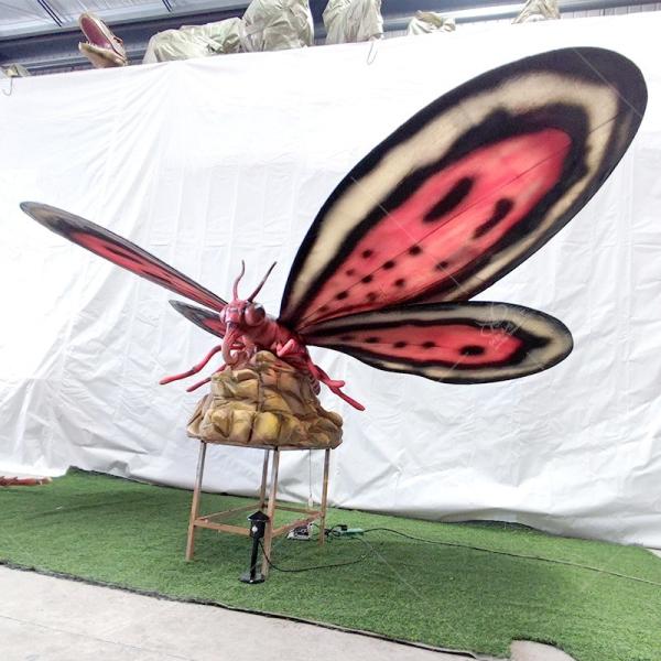Quality Steel Frame Realistic Animatronic Insect Butterfly Simulation Model For Home for sale