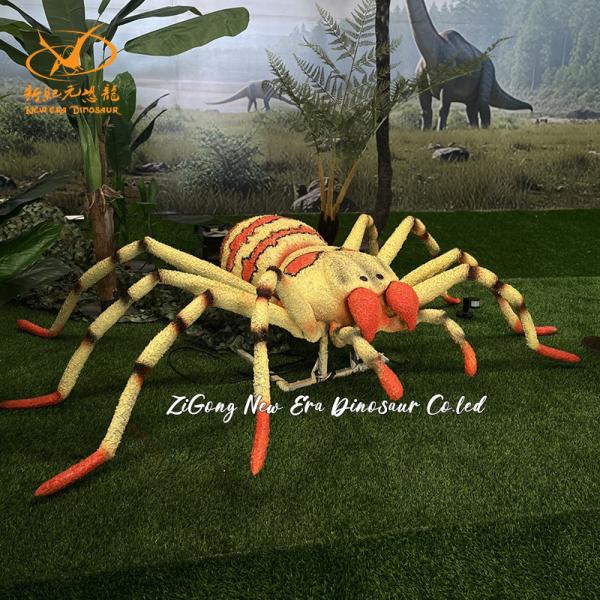 Quality Horrible Simulated Giant Animatronic Spider For Zoo Park And Educational Events for sale