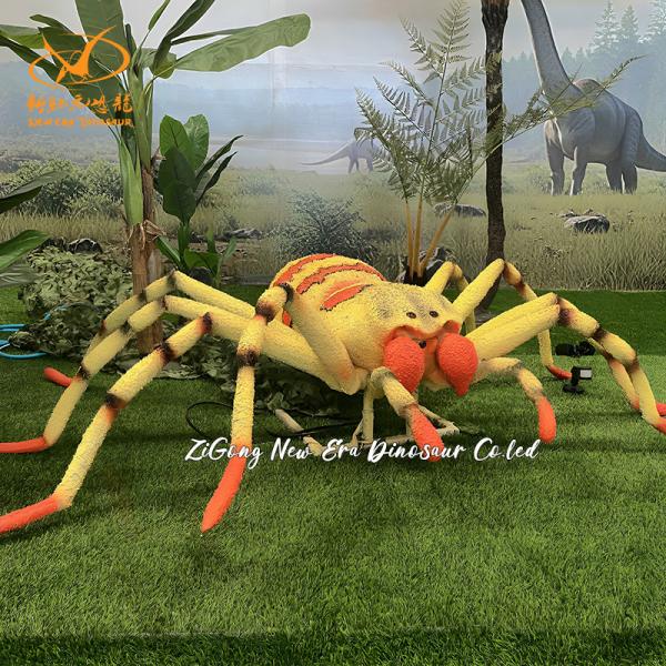 Quality Horrible Simulated Giant Animatronic Spider For Zoo Park And Educational Events for sale
