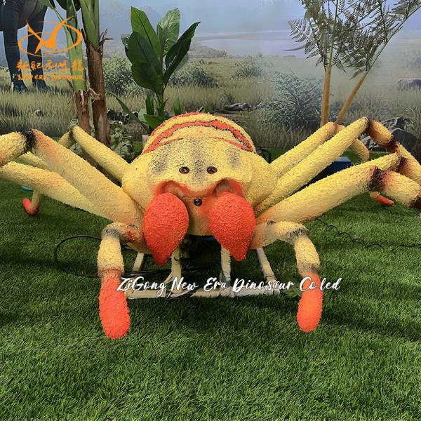 Quality Horrible Simulated Giant Animatronic Spider For Zoo Park And Educational Events for sale
