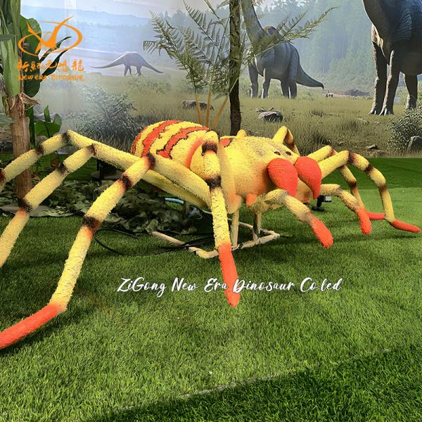 Quality Horrible Simulated Giant Animatronic Spider For Zoo Park And Educational Events for sale