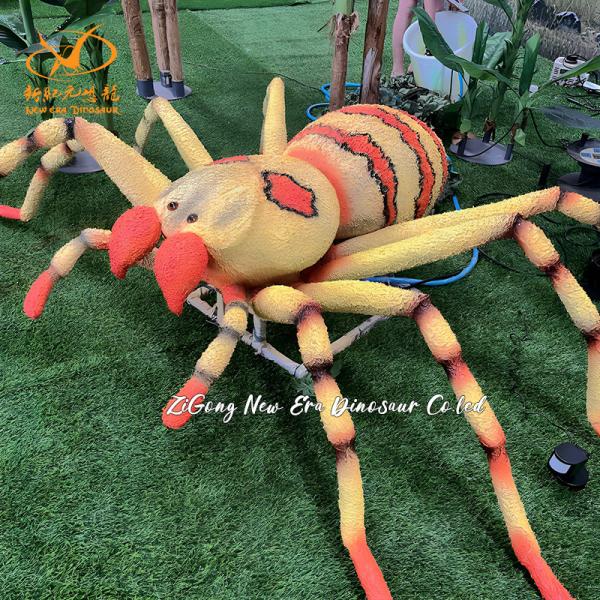 Quality Horrible Simulated Giant Animatronic Spider For Zoo Park And Educational Events for sale