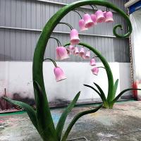 Quality Sunproof Amusement Park Animatronic Plant Realistic Plant Model For Decoration for sale