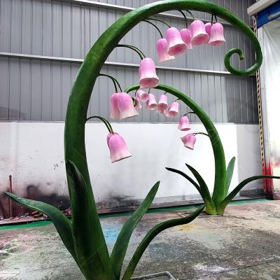 China Sunproof Amusement Park Animatronic Plant Realistic Plant Model For Decoration for sale