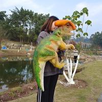 China Realistic Baby Dinosaur Hand Puppet for Performance for sale