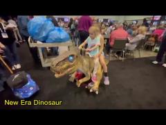 Centro comercial personalizado Dinosaurio animatrónico paseo Tamaño natural Para adultos