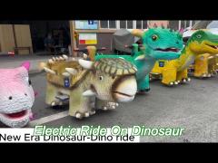 large electric dinosaur ride on coin operated 250w for entertainment venues
