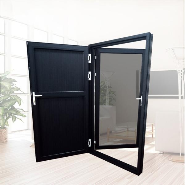 Quality Window Screen Integrated Aluminum Alloy Door with White Profiles and Stainless for sale
