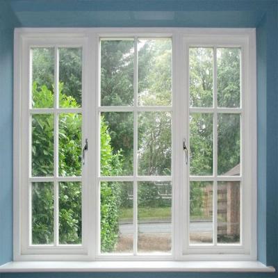 China Circular Window Type Aluminium Casement Window with Grills Heat Insulation and Waterproof for sale
