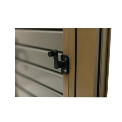 China Villa Louver Windows With Anodized Aluminum Frame And Fixed Blades For Residential for sale