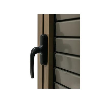 China Villa Louver Windows With Anodized Aluminum Frame And Fixed Blades For Residential for sale