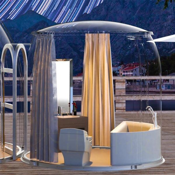 Quality Aluminum Structure Sun Room Dome House with Star View and PC Board Modular Assembly for sale