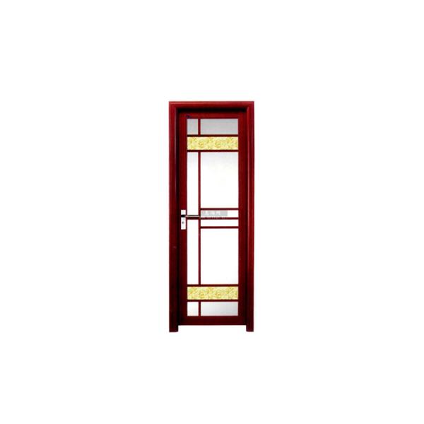 Quality Windproof Tinted Frosted Glass Bathroom Door Modern Design for a Sophisticated for sale