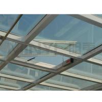 China Vertical Opening Aluminum Center Pivot Sloped Skylight Windproof 6063-T5 Thermal Break for sale