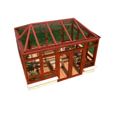 Cina Cornice di profilo in alluminio Sala giardino invernale con doppio vetro e triangolo taglio stampaggio in vendita