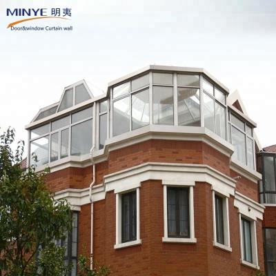 Cina Giardino invernale con tetto piatto in alluminio con camera solare a misura da Shanghai in vendita
