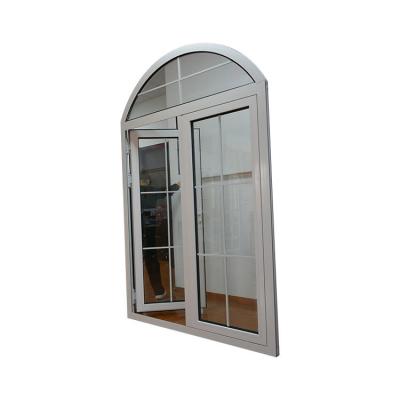 Cina Disegno di porta principale in alluminio a griglia bianca residenziale con configurazioni di dimensioni personalizzate in vendita